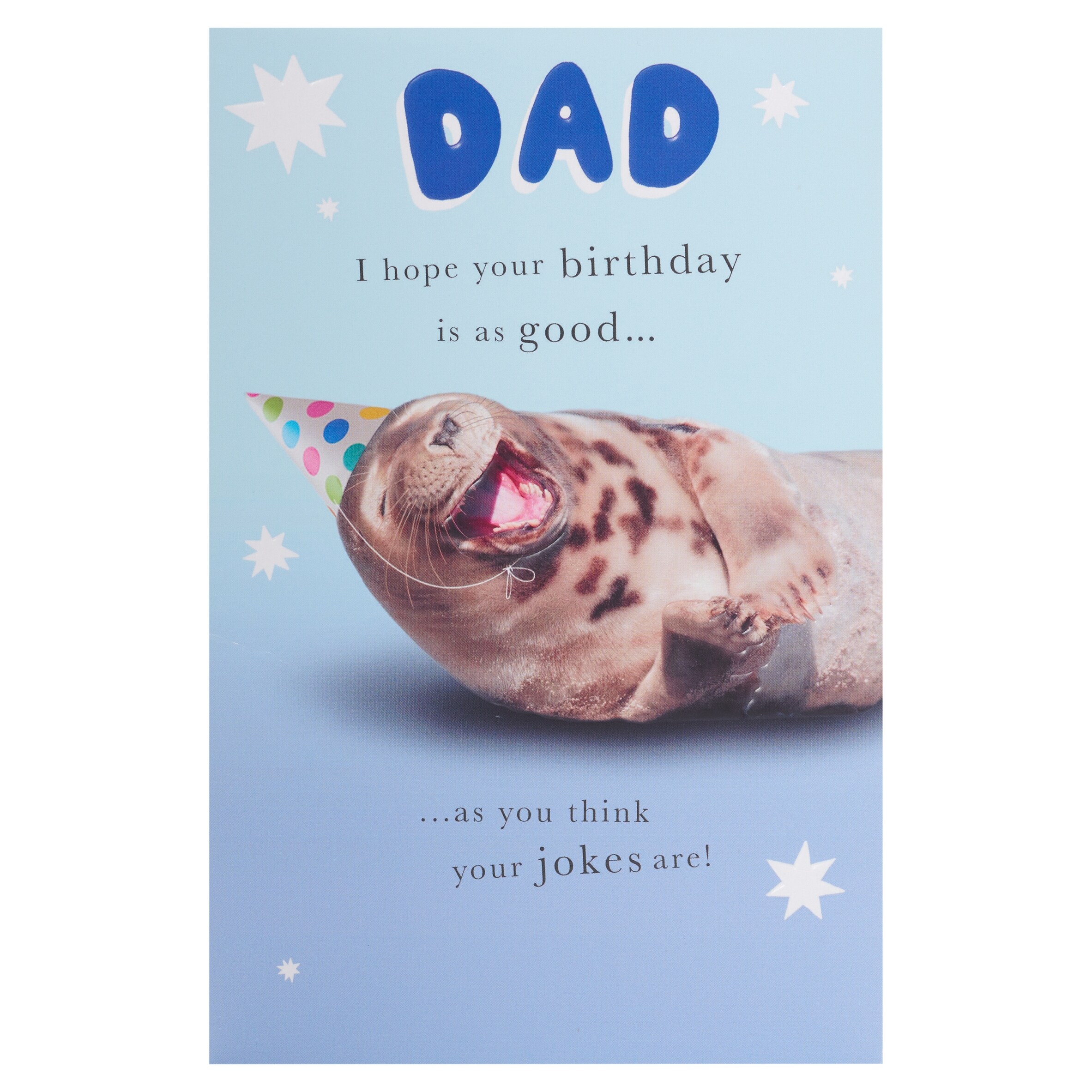 Hanson White Birthday Card Dad (Humour) - Tesco Groceries