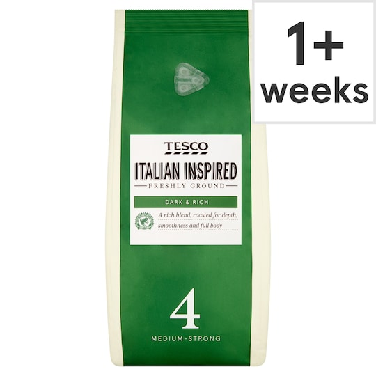 Tesco Italian Inspired Blend Ground Coffee 454G - Tesco Groceries