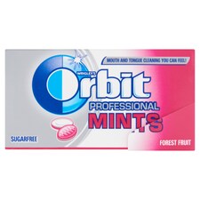 Orbit Professional Mints erdeigyümölcs- és mentaíz& keménycukorka 18 g ...