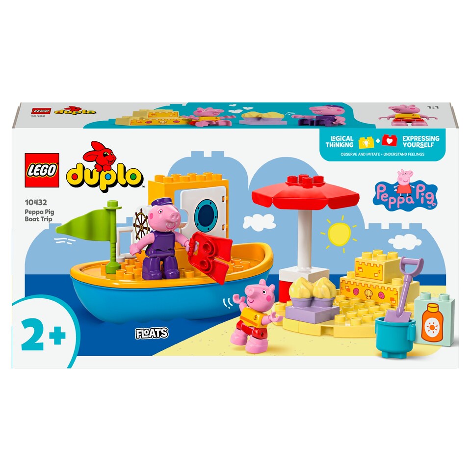LEGO DUPLO 10432 Prasátko Peppa a výlet na lo&ce - Tesco Groceries
