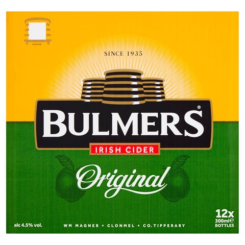 Bulmers Original Irish Cider 12x300ml - Tesco Groceries