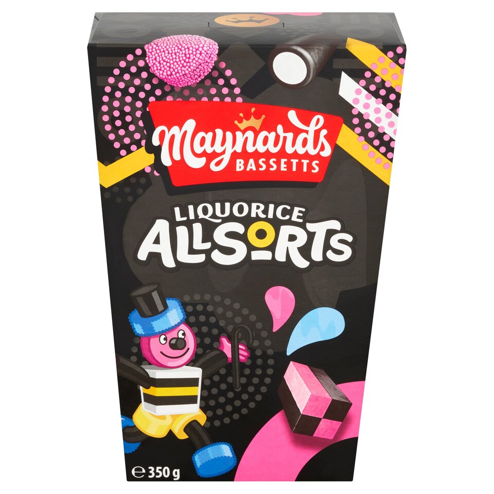 M/Bassets Liquorice Allsorts 350G - Tesco Groceries