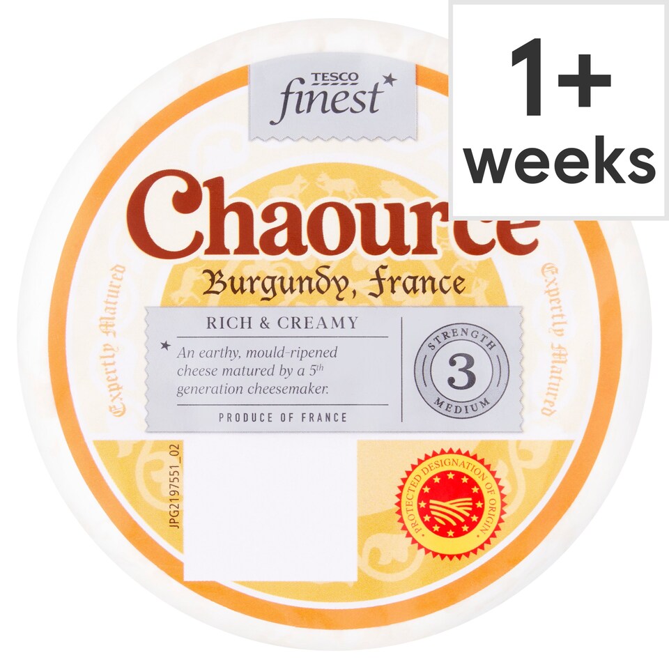 Tesco Finest Chaource Cheese 250 G - Tesco Groceries