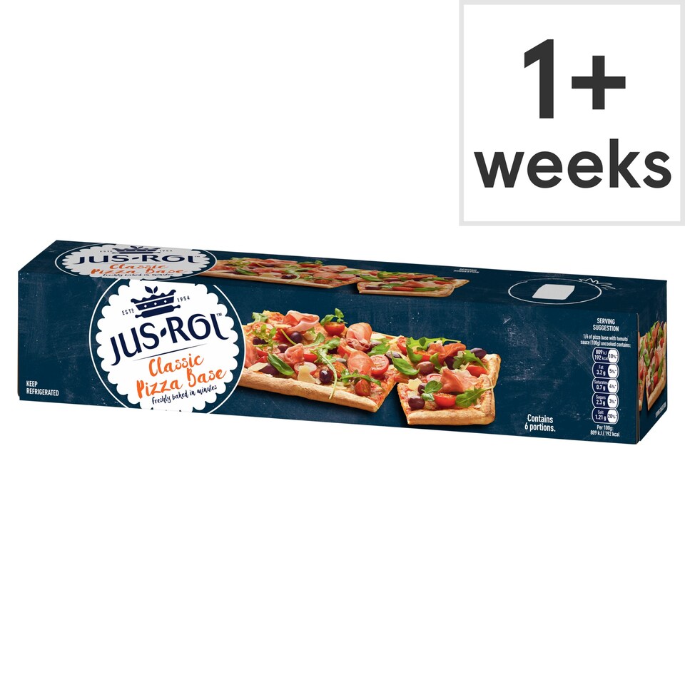 Jus-Rol Ready To Bake Clsc Pizza Kit 600G - Tesco Groceries