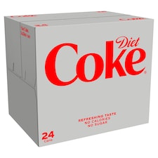 Diet Coke 24 X 330 Ml Pack - Tesco Groceries