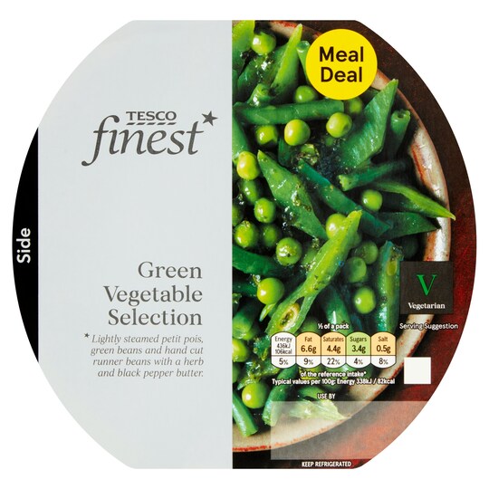 Tesco Finest Green Vegetable Selection 260G - Tesco Groceries