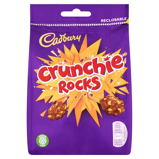 Cadbury Crunchie Rocks 110G - Tesco Groceries