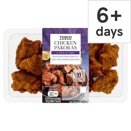 Tesco Indian Chicken Pakora 150G - Tesco Groceries