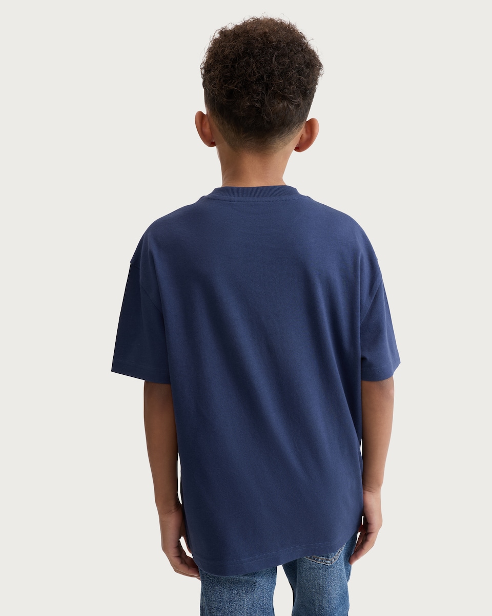 F&F Boys 3-Pack Pure Cotton Short Sleeved T-Shirts in Blue - Tesco ...