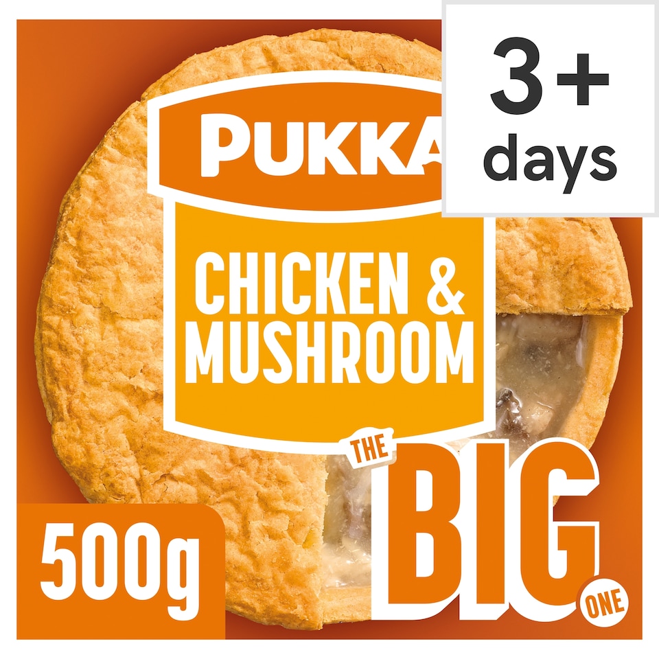Pukka The Big One Chicken and Mushroom Pie - Tesco Groceries