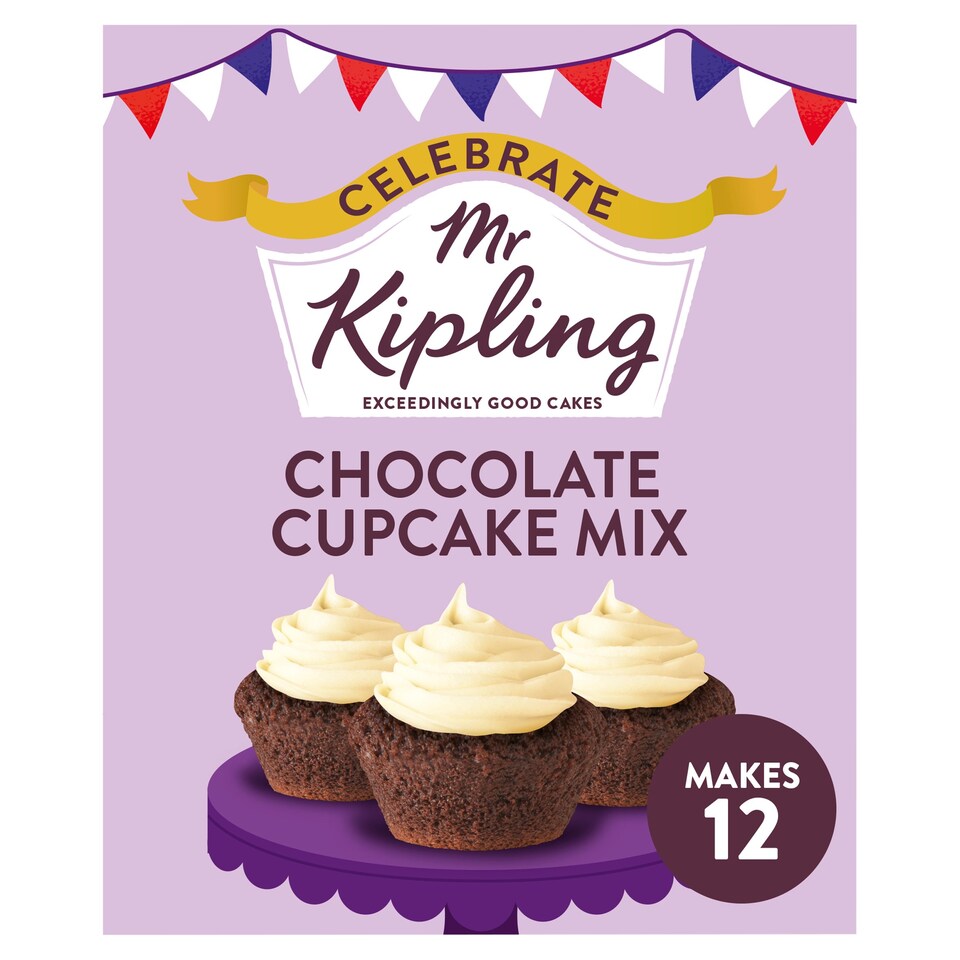 Mr Kipling Chocolate Cupcake Mix 270G - Tesco Groceries