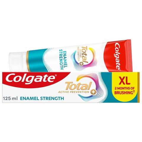 Colgate Total Active Prevention+ Enamel Strength Toothpaste 125ml ...