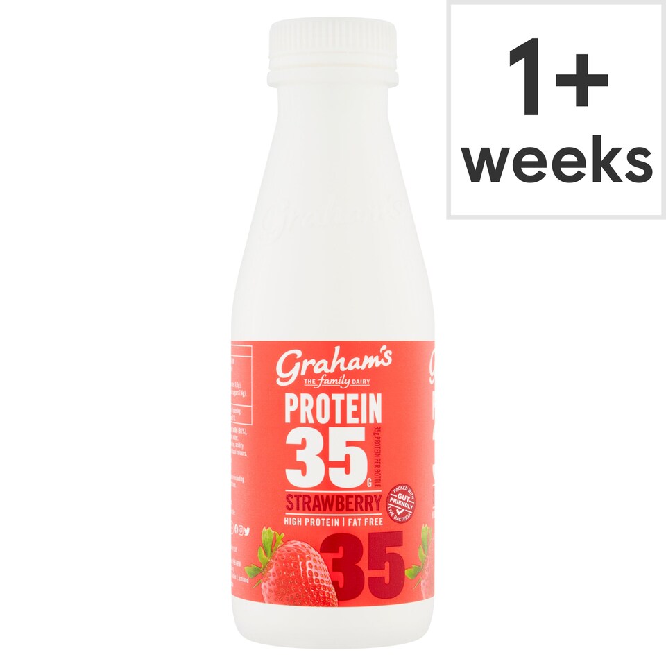 Graham's Protein 35G Strawberry Yogurt Drink 500ml - Tesco Groceries
