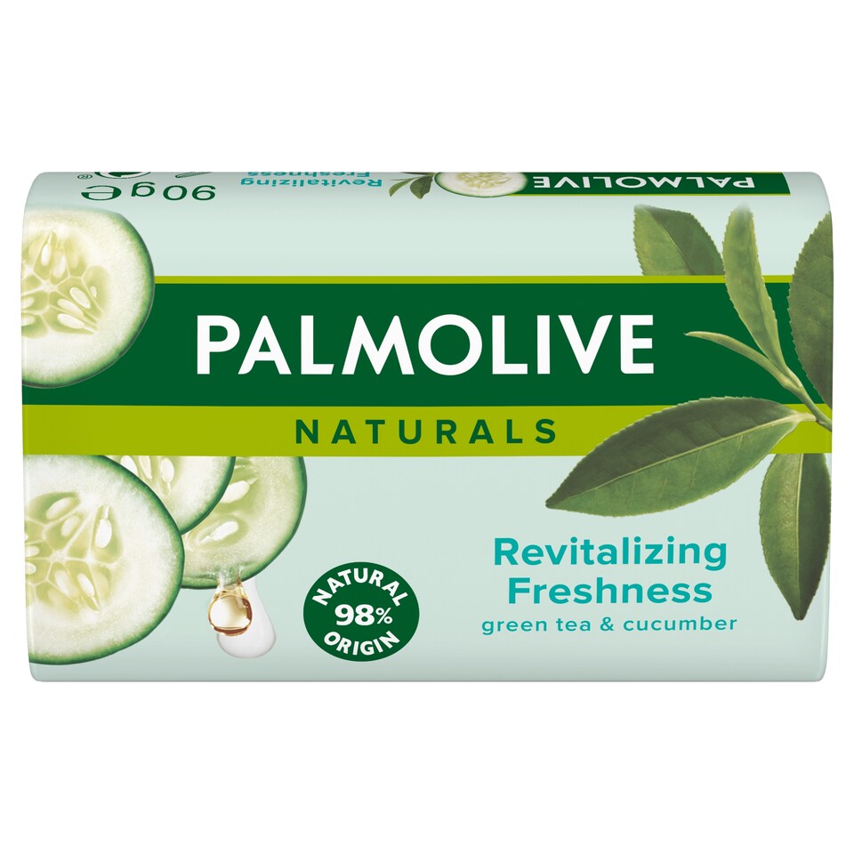 Palmolive Naturals Revitalizing Freshness Green Tea & Cucumber Bar Soap ...