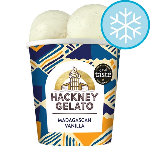 Hackney Gelato Madagascan Vanilla Ice Cream 460ml - Tesco Groceries