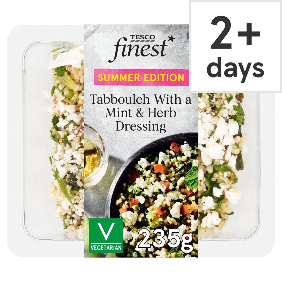 Tesco Finest Tabbouleh & Mint Herb Dressing 235G - Tesco Groceries