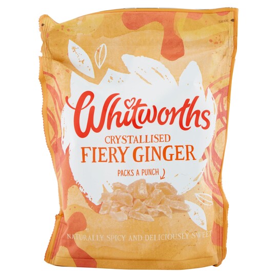 Whitworths Crystalised Ginger 175G - Tesco Groceries
