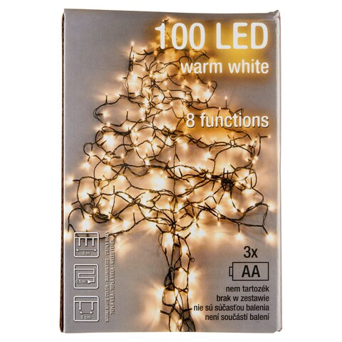 Snow Meister SM2459 100 LED viano&né osvetlenie energeticky úsporné ...