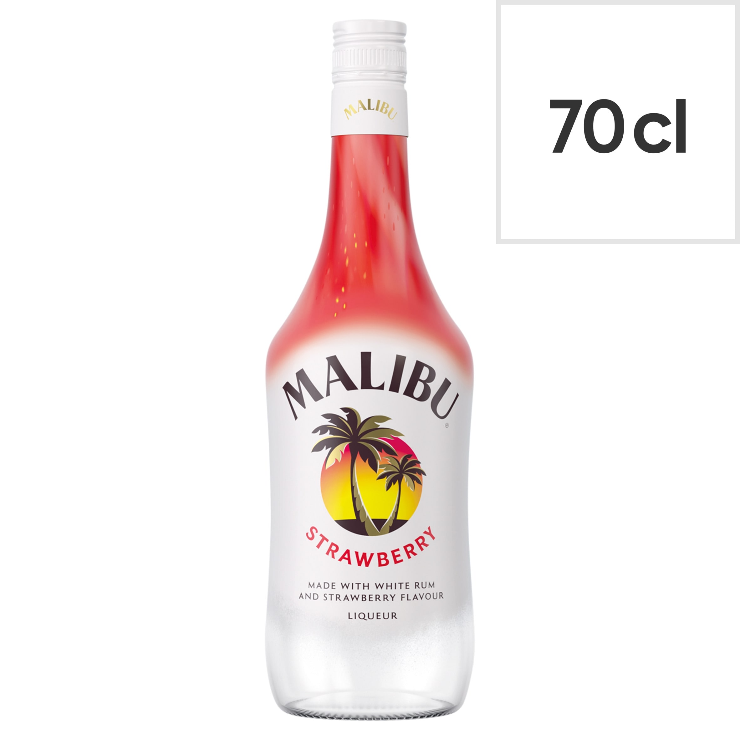 Malibu Strawberry Flavour Rum Liqueur 700ml - Tesco Groceries