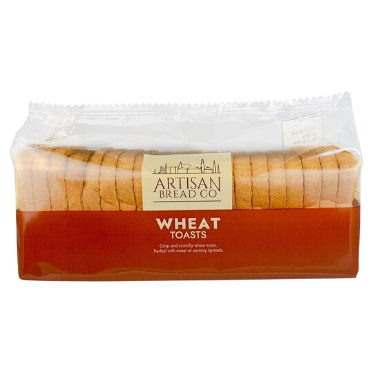 The Artisan Bread Company Wheat Toast 150G - Tesco Groceries