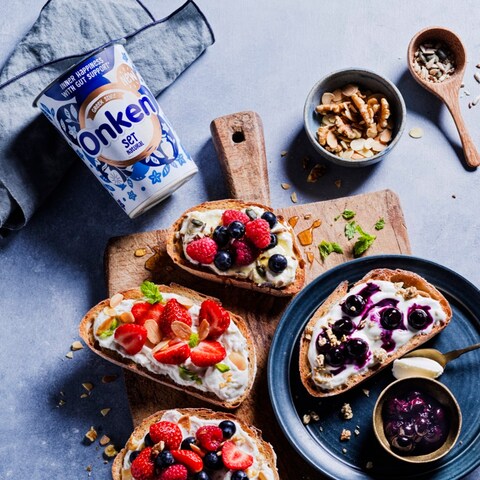 Onken Greek Style Set Yogurt Natural 450g - Tesco Groceries