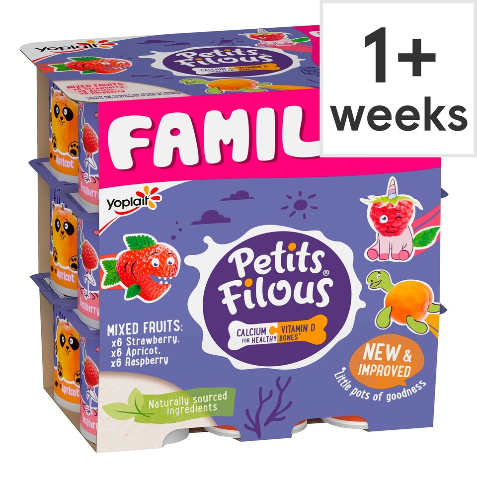 Petits Filous Variety Fromage Frais 18X47g - Tesco Groceries