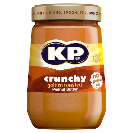 Kp Crunchy Peanut Butter 340G - Tesco Groceries
