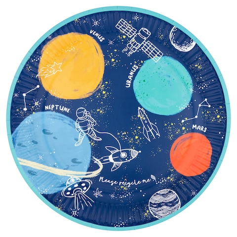 Tesco Space Plate 10 Pack - Tesco Groceries