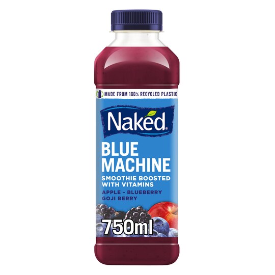 Naked Blue Machine Smoothie 750Ml - Tesco Groceries