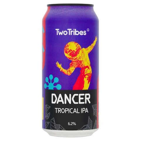 Two Tribes Dancer Tropical IPA Beer 440ml - Tesco Groceries