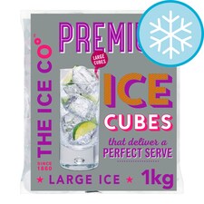 The Ice Co. Premium Ice Cubes 1Kg - Tesco Groceries