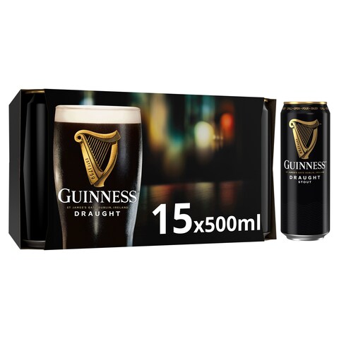Guinness Draught 15 X 500ml - Tesco Groceries