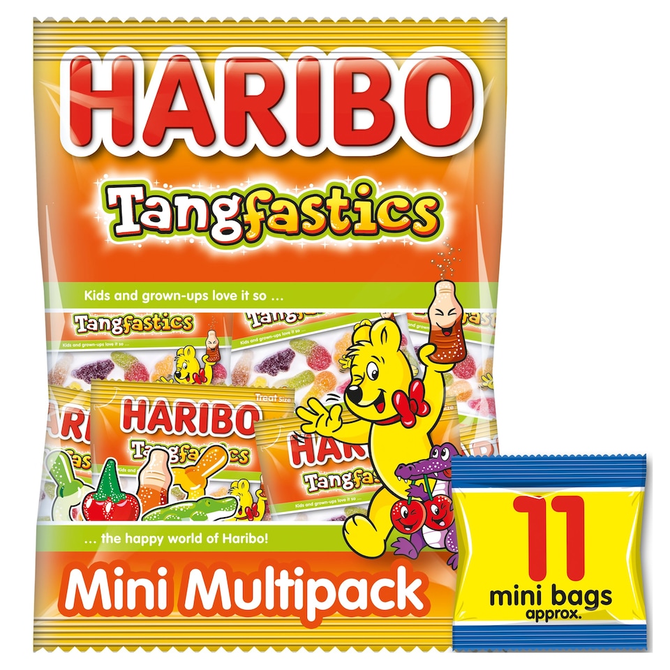 Haribo Tangfastics 11 Bags 176G - Tesco Groceries