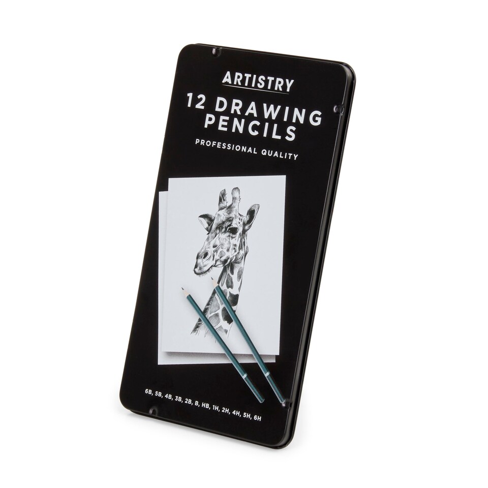 Artistry 12 Drawing Pencils - Tesco Groceries