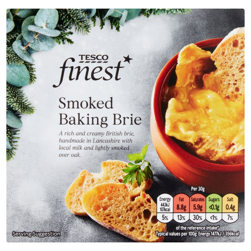 Tesco Finest Smoked Baking Brie 150G - Tesco Groceries