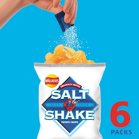 Walkers Salt & Shake Multipack Crisps 6x24g - Tesco Groceries