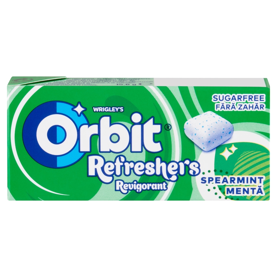 Orbit Refreshers Spearmint and Menthol Flavoured Sugar-Free Chewing Gum ...