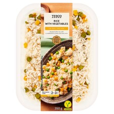Tesco Rice with Vegetables 350 g - Tesco Groceries