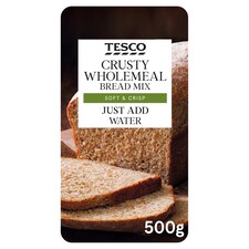 Tesco Crusty Wholemeal Bread Mix 500G - Tesco Groceries