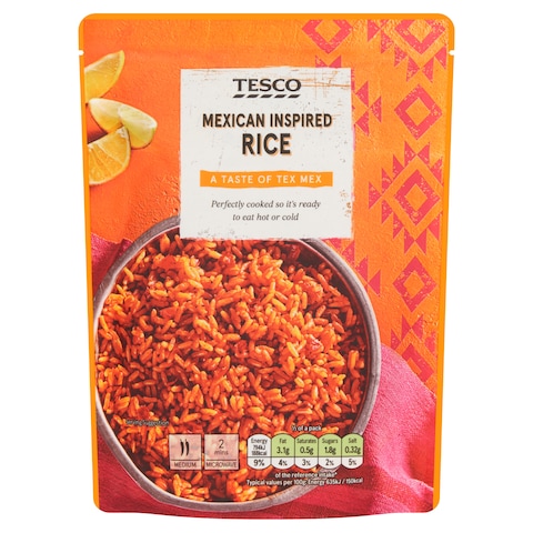 Tesco Mexican Inspired Rice 250G - Tesco Groceries