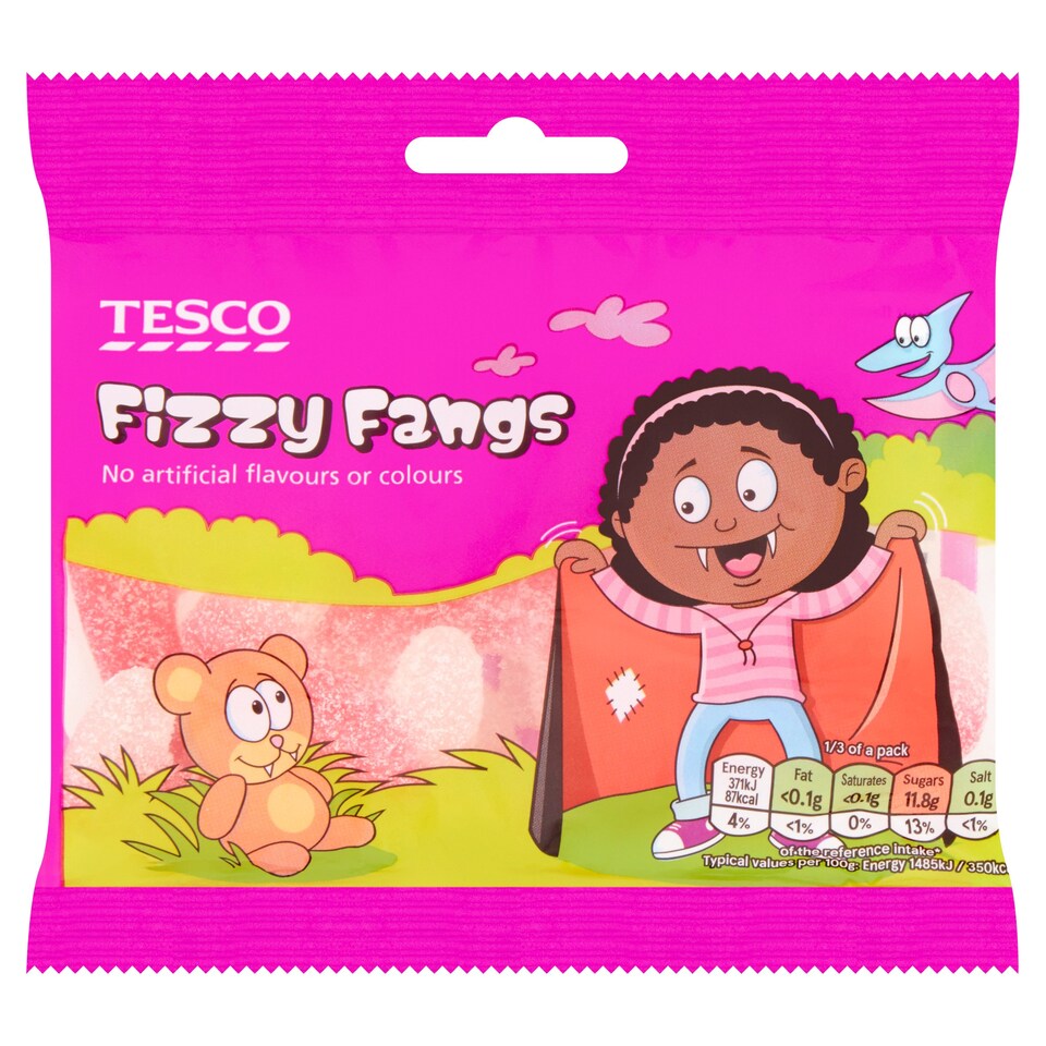 Tesco Fizzy Fangs 75G - Tesco Groceries