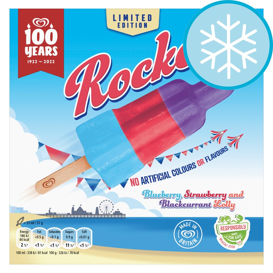 Walls Rocket 9 X 55Ml - Tesco Groceries