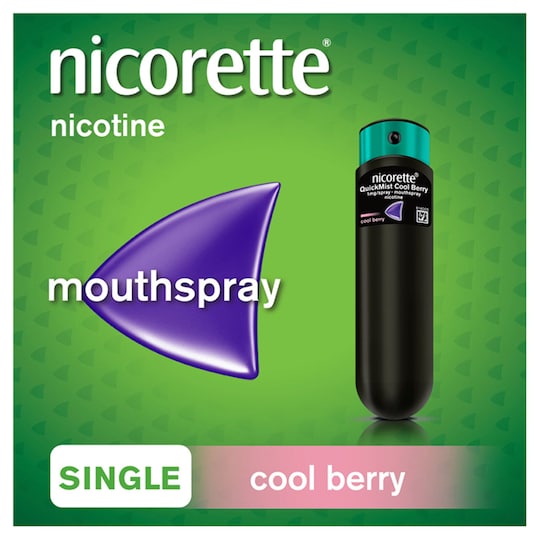 Nicorette Quickmist Berry Spray 13.2Ml - Tesco Groceries