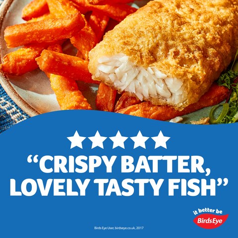 Birds Eye 4 Battered Cod Fillets 400g - Tesco Groceries