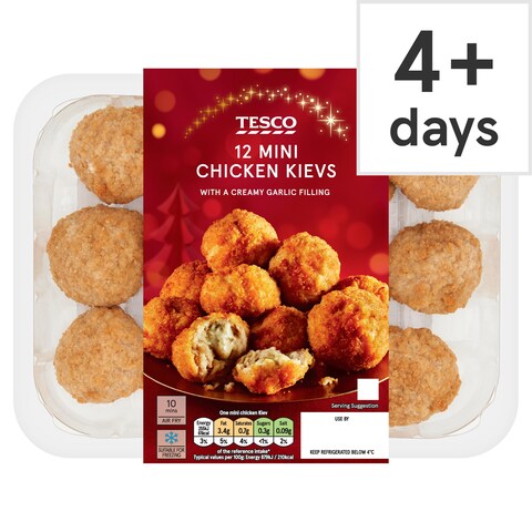 Tesco 12 Mini Chicken Kievs 360G - Tesco Groceries