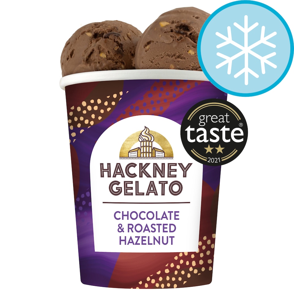 Hackney Gelato Chocolate & Roasted Hazelnut 460Ml - Tesco Groceries
