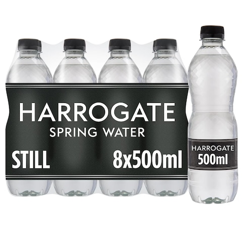 Harrogate Spring Water Still 8x500ml - Tesco Groceries