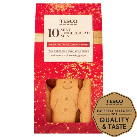 Tesco 10 Mini Gingerbread Men - Tesco Groceries