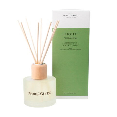 Aromaworks Light Lemongrass & Bergamot Diffuser 200Ml - Tesco Groceries