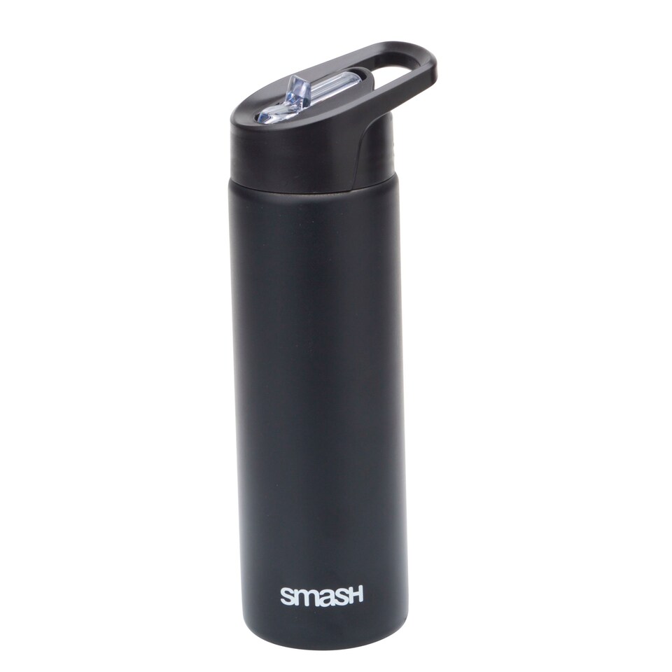 Smash Black Stainless Steel Bottle 750Ml - Tesco Groceries